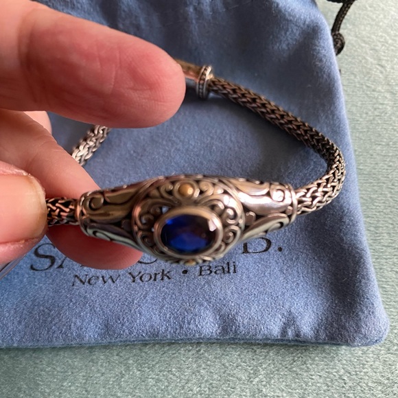 Samuel B. | Jewelry | Samuel B Sapphire Sterling Silver And 8k Gold ...